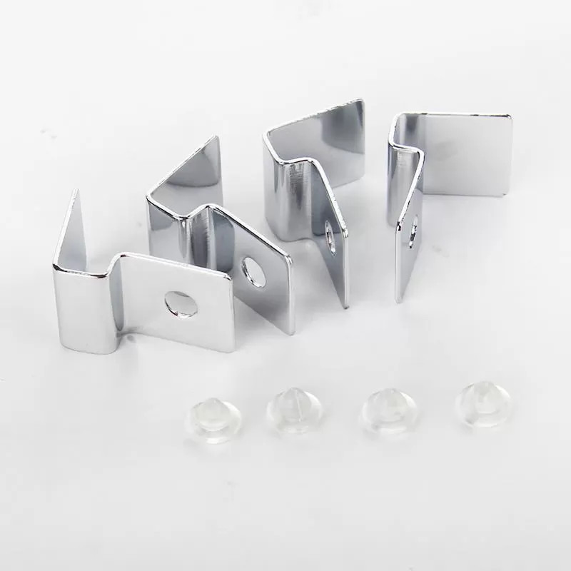 Support de verre d'aquarium en inox, clips de fixation couvercle